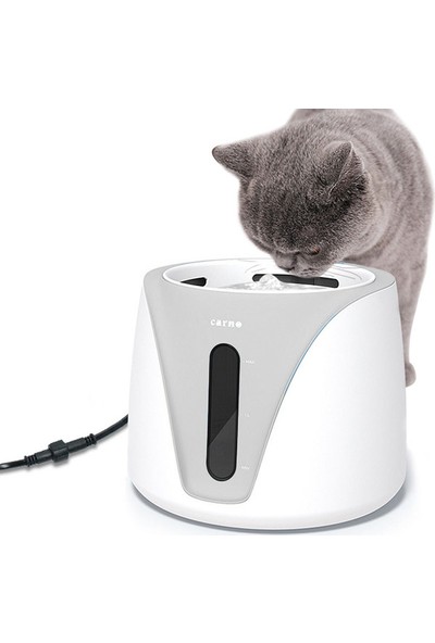 Carno Kedi ve Köpekler için Otomatik Suluk Gri 2 Lt. Carno Kedi ve Köpekler için Otomatik Suluk Gri 2 Lt.