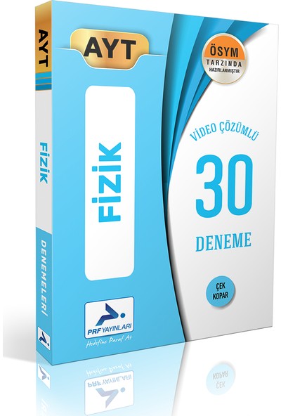 Paraf Yayınları AYT Fizik Video Çözümlü 30 Branş Denemesi Paraf Yayınları AYT Fizik Video Çözümlü 30 Branş Denemesi
