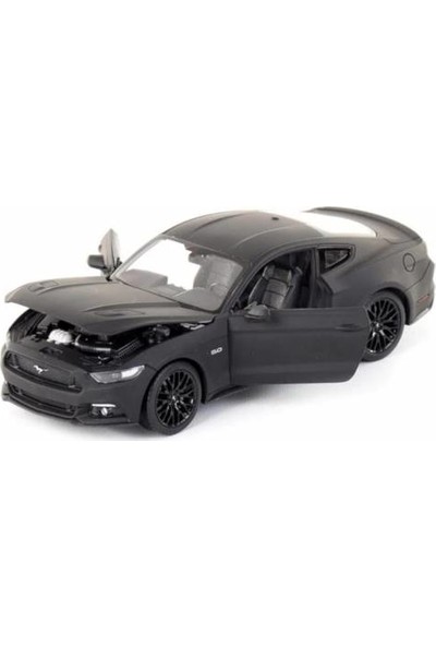 Welly 1/24 Ölçek 2015 Ford Mustang Gt Model Araba - Mat Siyah Welly 1/24 Ölçek 2015 Ford Mustang Gt Model Araba - Mat Siyah