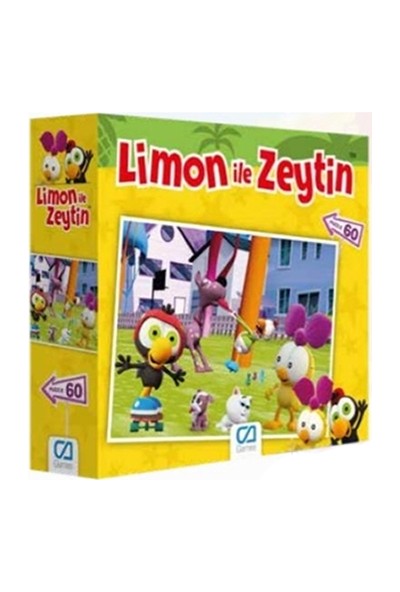 Ca Games Limon İle Zeytin 60 Parça Puzzle CA5096 Ca Games Limon İle Zeytin 60 Parça Puzzle CA5096