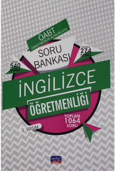 Nobel Yayınevi İngilizce ÖABT Soru Bankası 2020