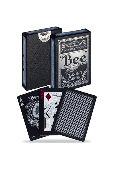 Bee Silver Stinger Oyun Kartı Destesi (Premium Edition Oyun Kağıdı) Bee Silver Stinger Oyun Kartı Destesi (Premium Edition Oyun Kağıdı)