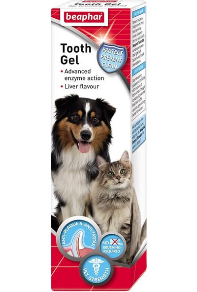 Beaphar Tartar Plak Önleyici Ağız ve Diş Bakım Jeli 100 ml Beaphar Tartar Plak Önleyici Ağız ve Diş Bakım Jeli 100 ml