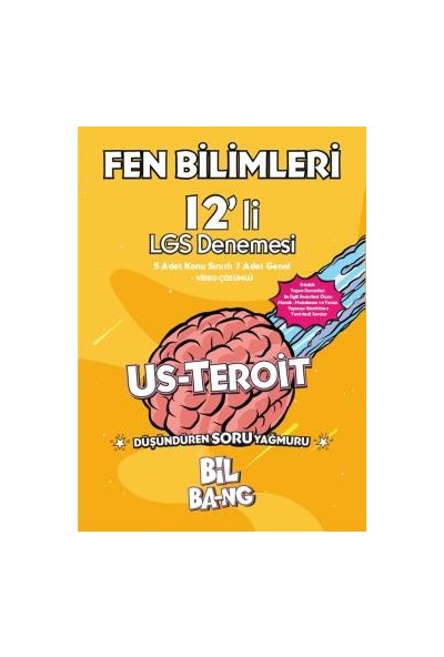 Kültür Yayıncılık 8. Sınıf Us-Teroit Fen Bilimleri 12'li LGS Denemesi Kültür Yayıncılık 8. Sınıf Us-Teroit Fen Bilimleri 12'li LGS Denemesi