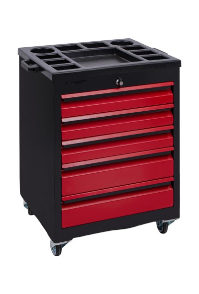 Yücecengiz Metal Takım Arabası 5 Çekmeceli Boş Kırmızı TK1501