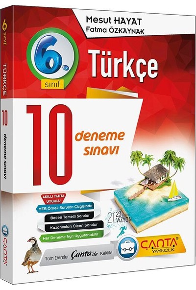 Çanta Yayıncılık 6. Sınıf Türkçe 10 Deneme