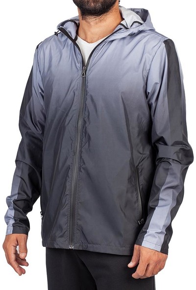 Exuma 1005-899 Erkek Siyah - Gri Yağmurluk