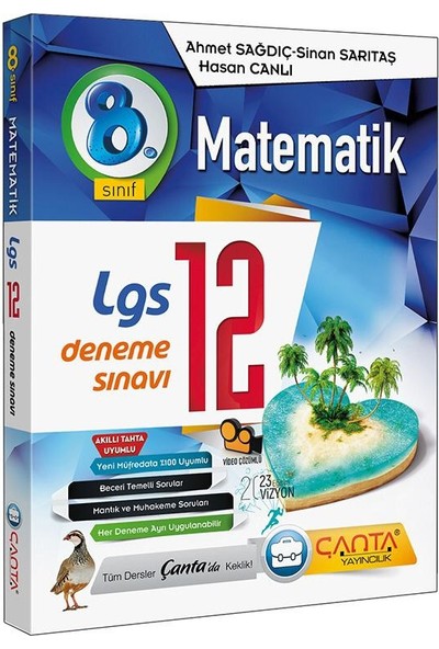 Çanta Yayınları 8.Sınıf LGS Matematik 12 Deneme Sınavı Çanta Yayınları 8.Sınıf LGS Matematik 12 Deneme Sınavı