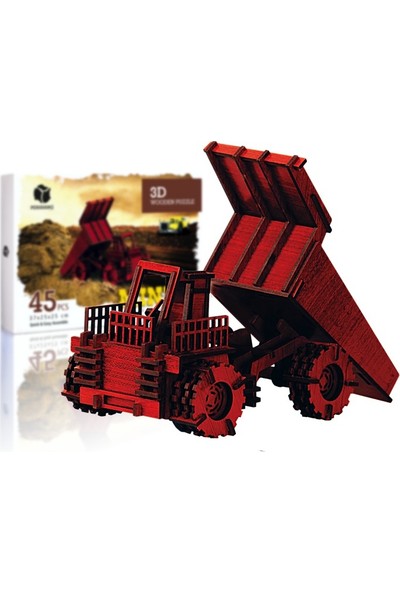 Pershang Kamyon 45 Parça Ahşap 3D Puzzle Pershang Kamyon 45 Parça Ahşap 3D Puzzle