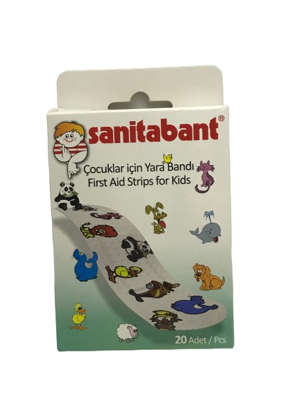 Sanitabant Sanita Bant Çocuk Yara Bandı 20'li Sanitabant Sanita Bant Çocuk Yara Bandı 20'li