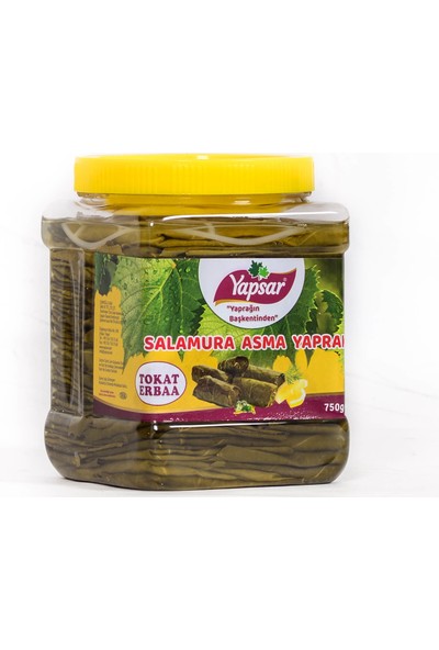 Yapsar Salamura Yaprak 1500 gr Yapsar Salamura Yaprak 1500 gr