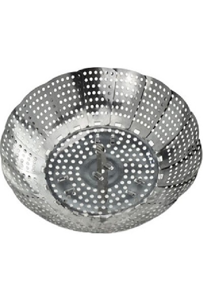 Maksi Pazar Katlanır Buharda Sebze Pişirici Haşlayıcı Haşlama Sepeti Aparatı