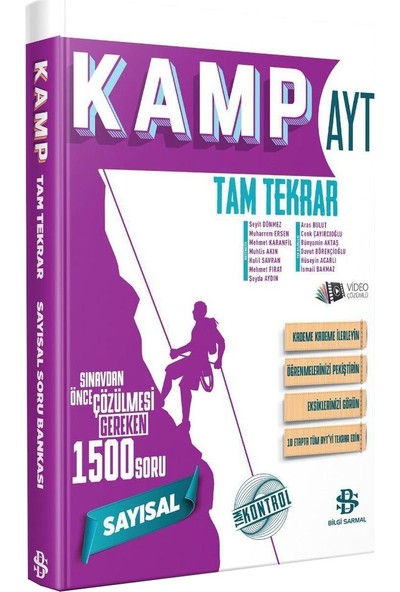 Bilgi Sarmal AYT Sayısal Tam Tekrar Kamp