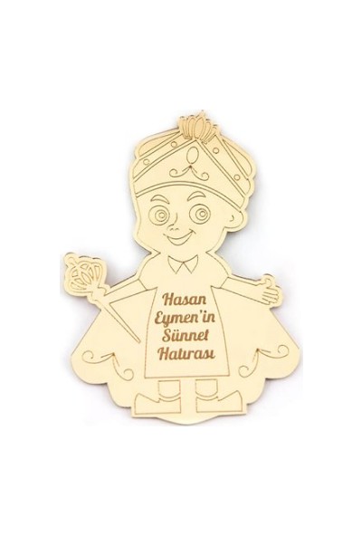 Dünya Hediye Gold Pleksi Sünnet Hediyelik Magnet Kendin Süsle 10 Adet Dünya Hediye Gold Pleksi Sünnet Hediyelik Magnet Kendin Süsle 10 Adet