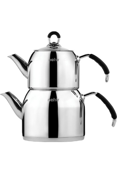 Nehir Çelik Çaydanlık Takımı Seti Modern