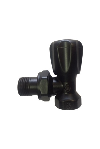 Digisu Havlupan Radyator Vanası Siyah