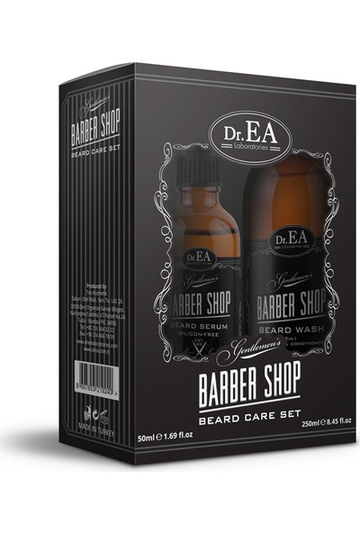 2'li Erkek Bakım Seti - Sakal Şampuan ve Kremi + Sakal Serumu