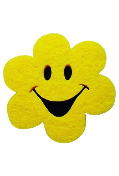 Dünya Hediye Papatya Gülen Yüz 4 x 4 cm 10'lu Paket Dünya Hediye Papatya Gülen Yüz 4 x 4 cm 10'lu Paket