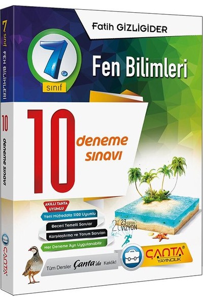 Çanta Yayınları 7. Sınıf Fen Bilimleri 10 Deneme