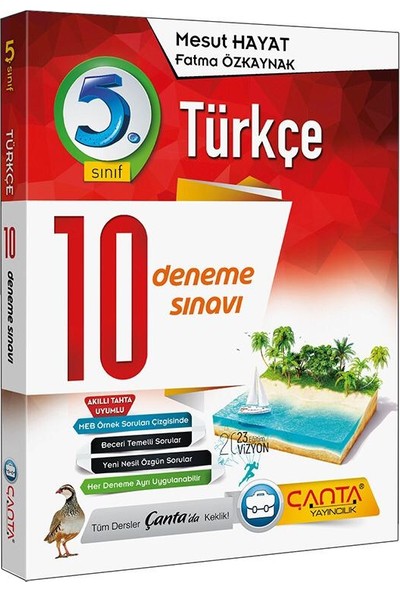 Çanta Yayınları 5. Sınıf Türkçe 10.deneme Sınavı Çanta Yayınları 5. Sınıf Türkçe 10.deneme Sınavı