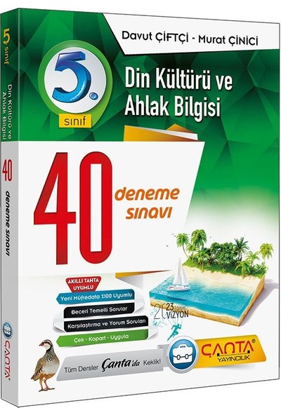 Çanta Yayınları 5. Sınıf Din Kültürü ve Ahlak Bilgisi Deneme