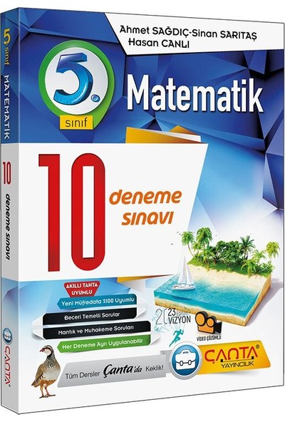 Çanta Yayınları 5. Sınıf Matematik 10.deneme Sınavı Çanta Yayınları 5. Sınıf Matematik 10.deneme Sınavı