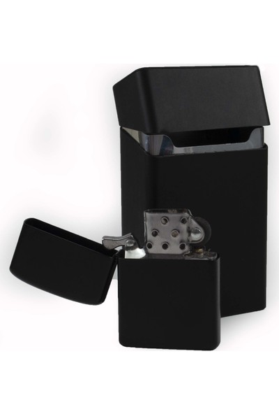 Als Tobacco Çakmak ve Sigara Kutusu Seti