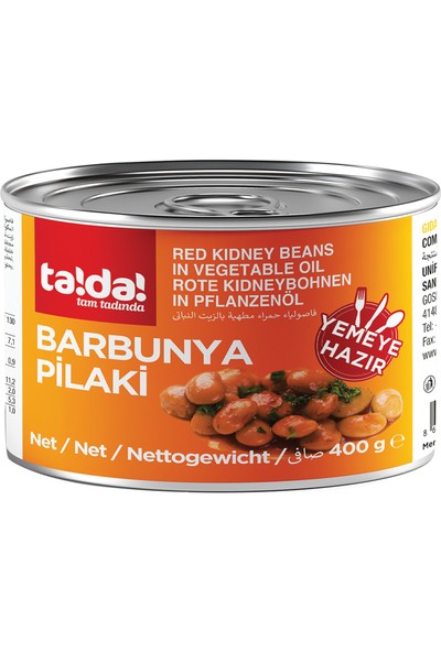 Tada 	Barbunya Pilaki