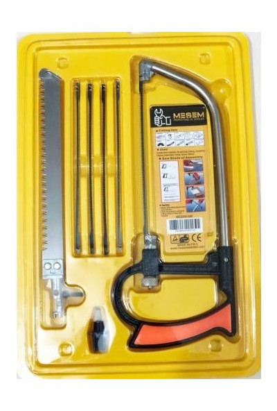 Meşem M-598 Kıl Testeresi Seti Takımı 7'li Meşem M-598 Kıl Testeresi Seti Takımı 7'li