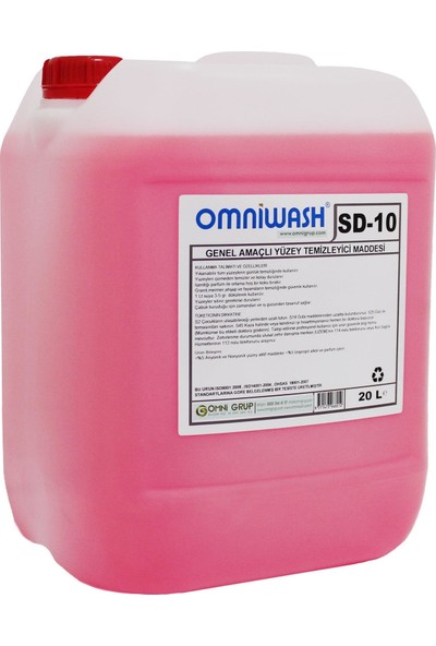 Genel Amaçlı Yüzey Temizleyici 20 l Sd-10 Omniwash
