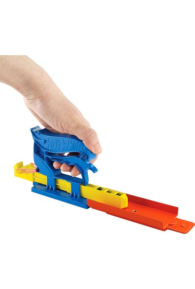 Hot Wheels Cep Araba Fırlatıcısı ve Arabası - Mavi - FVM08