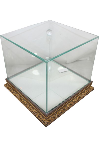 Dantelux Cam Söz Nişan Sandığı Altın Dantelux Cam Söz Nişan Sandığı Altın