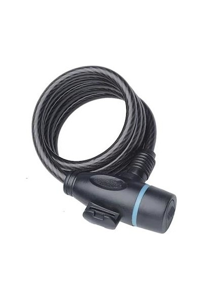 Zhongli 12X1500MM Spiral Anahtarlı Bisiklet Kilidi Zhongli 12X1500MM Spiral Anahtarlı Bisiklet Kilidi