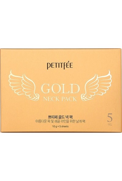 Petitfee Gold Neck Mask - Altın Özlü Boyun Kırışıklık Maskesi Tek Adet