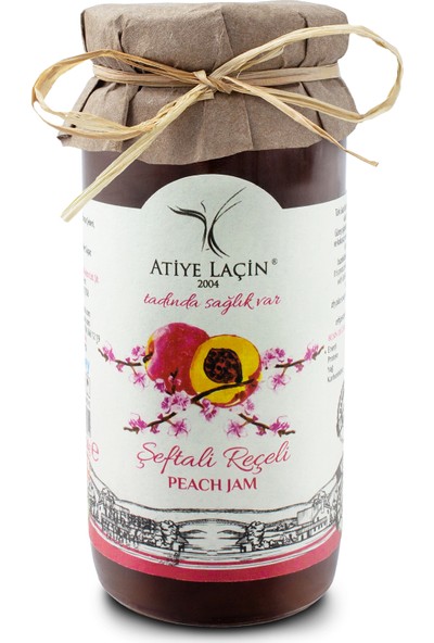 Atiye Laçin Şeftali Reçeli 250 gr
