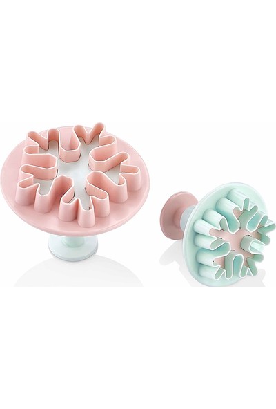 Sunplast Kar Tanesi Şekilli Basmalı 4'lü Kurabiye Kalıbı Sunplast Kar Tanesi Şekilli Basmalı 4'lü Kurabiye Kalıbı