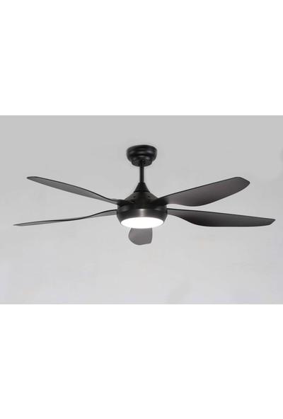 Alsanfan Style Siyah Aydınlatmalı Uzaktan Kumandalı Tavan Vantilatörü