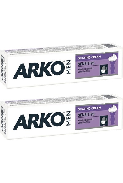 Arko Sensitive Tıraş Kremi 100 Gr. X 2 Adet Arko Sensitive Tıraş Kremi 100 Gr. X 2 Adet
