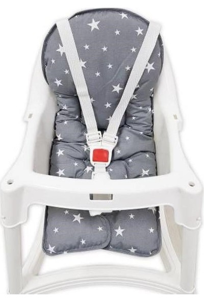 Sevi Bebe Mama Sandalyesi Minderi ART-150 Gri Yıldız
