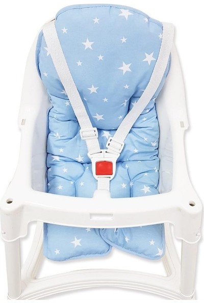 Sevi Bebe Mama Sandalyesi Minderi ART-150 Mavi Yıldız Sevi Bebe Mama Sandalyesi Minderi ART-150 Mavi Yıldız