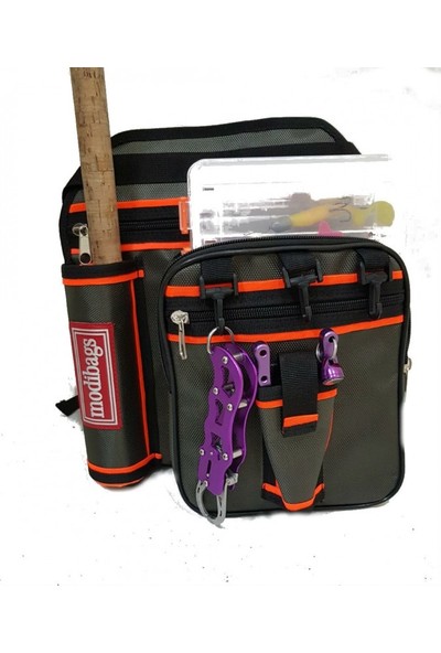 Modibags Lüks Bacak Takmalı Spin Lrf Çantası Haki