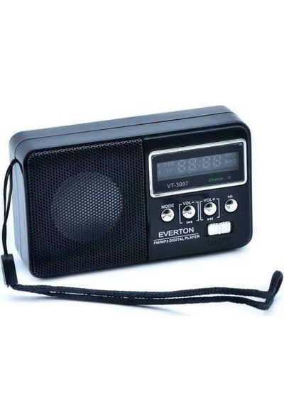 Everton Vt-3097 Radyo Siyah Everton Vt-3097 Radyo Siyah