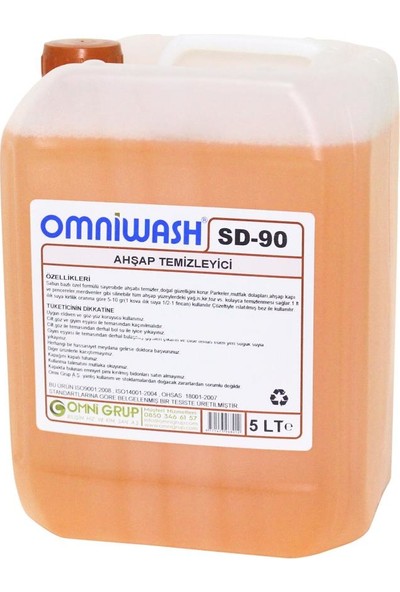 Omniwash Ahşap Yüzey Temizeyici 5 l Sd-90 Omniwash Ahşap Yüzey Temizeyici 5 l Sd-90