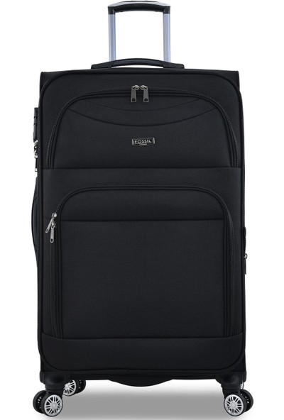Fossil 010 4 Tekerlekli Büyük Boy Valiz Siyah Fossil 010 4 Tekerlekli Büyük Boy Valiz Siyah