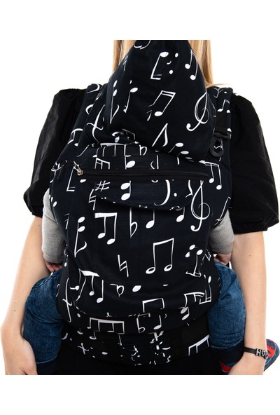 Bebebebek Kanguru Bebek Kangurusu Müzik Desenli Kanguru