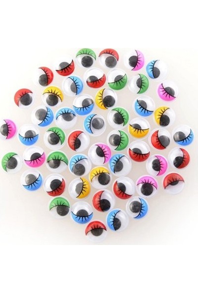 Oynar Göz Renkli 10 mm 120 Adet
