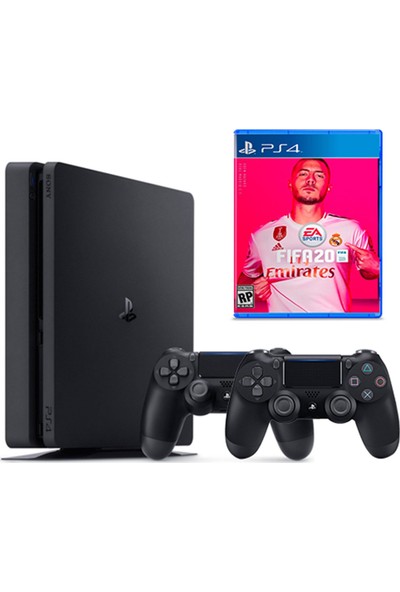 Sony Playstation 4 Slim 500 GB Oyun Konsolu Paket Içeriği PS4 + 2 Kol + Fifa 20 (İthalatçı Garantili) Sony Playstation 4 Slim 500 GB Oyun Konsolu Paket Içeriği PS4 + 2 Kol + Fifa 20 (İthalatçı Garantili)