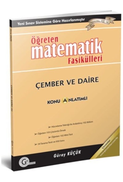 Gür Yayınları 11 Öğreten Fasikülleri Çember-Daire ve Uzay Geometri Gür Yayınları 11 Öğreten Fasikülleri Çember-Daire ve Uzay Geometri