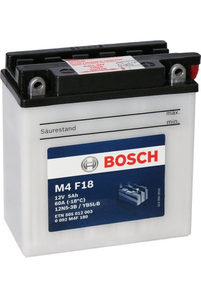 Bosch Motosiklet Aküsü M4 F18 12N5-3B2YB5L-B