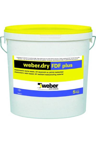 Weber Dry Fdf Plus Gri Yalıtım Malzemesi 5 kg